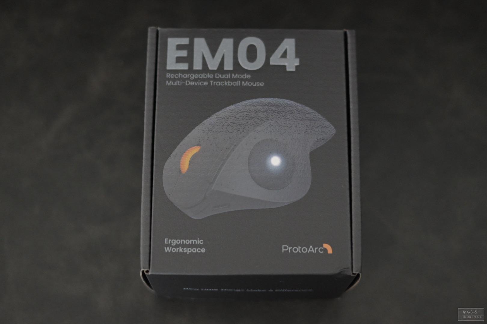 ProtoArc トラックボールマウス EM04レビュー！コスパヤバすぎるマウスきた | なんぶろ